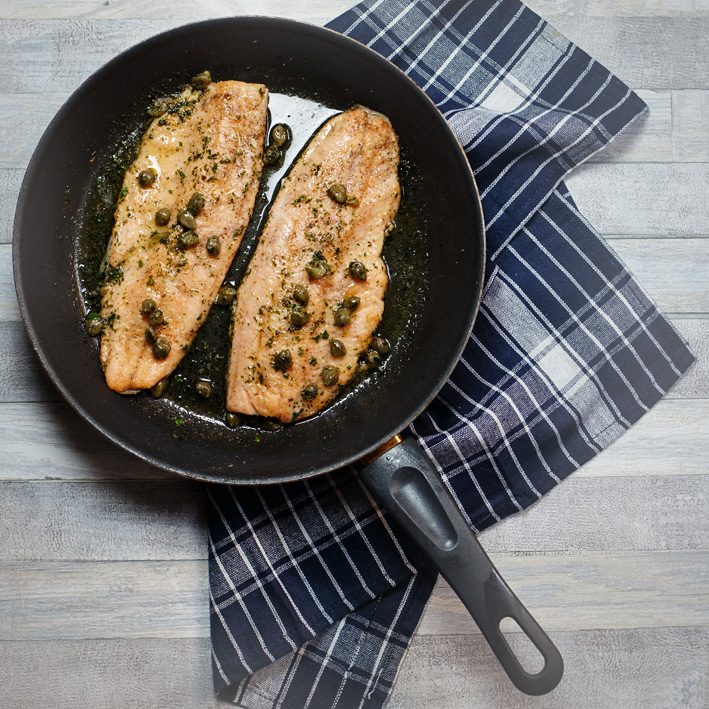 Poisson Meuniere – ryba według młynarzowej – z sosem z brązowego masła ...